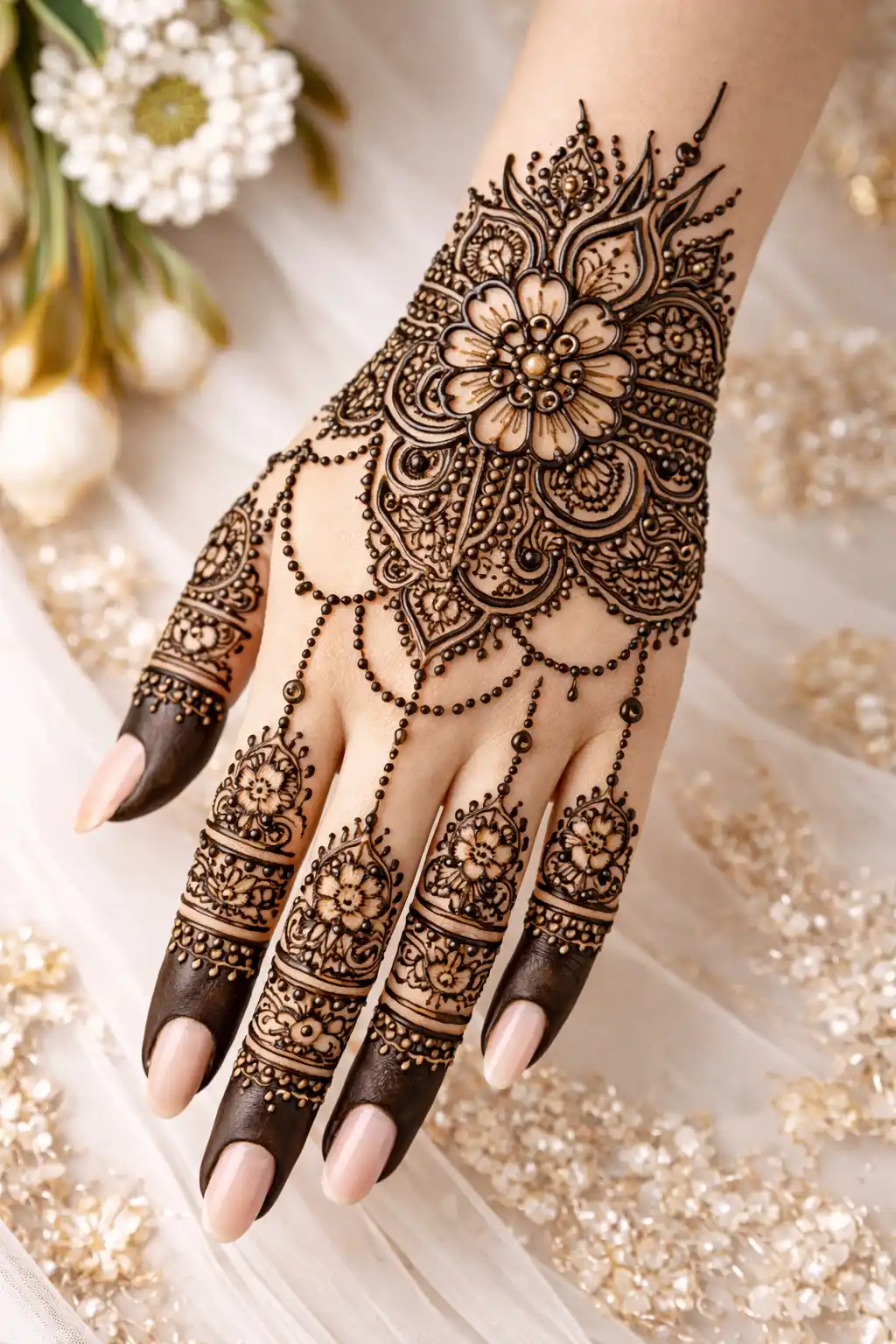 15 Elegant Pakistani Mehndi Designs for Back Hands